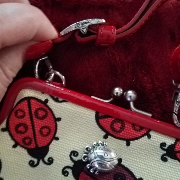 Brighton | Bags | Brighton Ladybug Kissstyle Canvas Crossbody | Poshmark